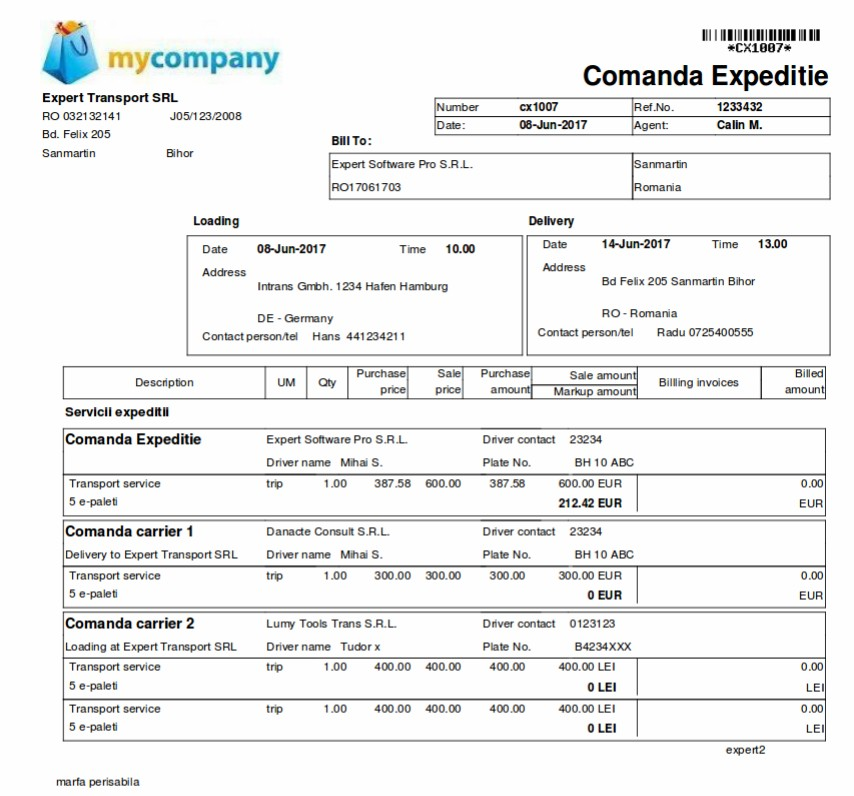 Manual de utilizare Transport si Expeditii | by Expert Software | by ...